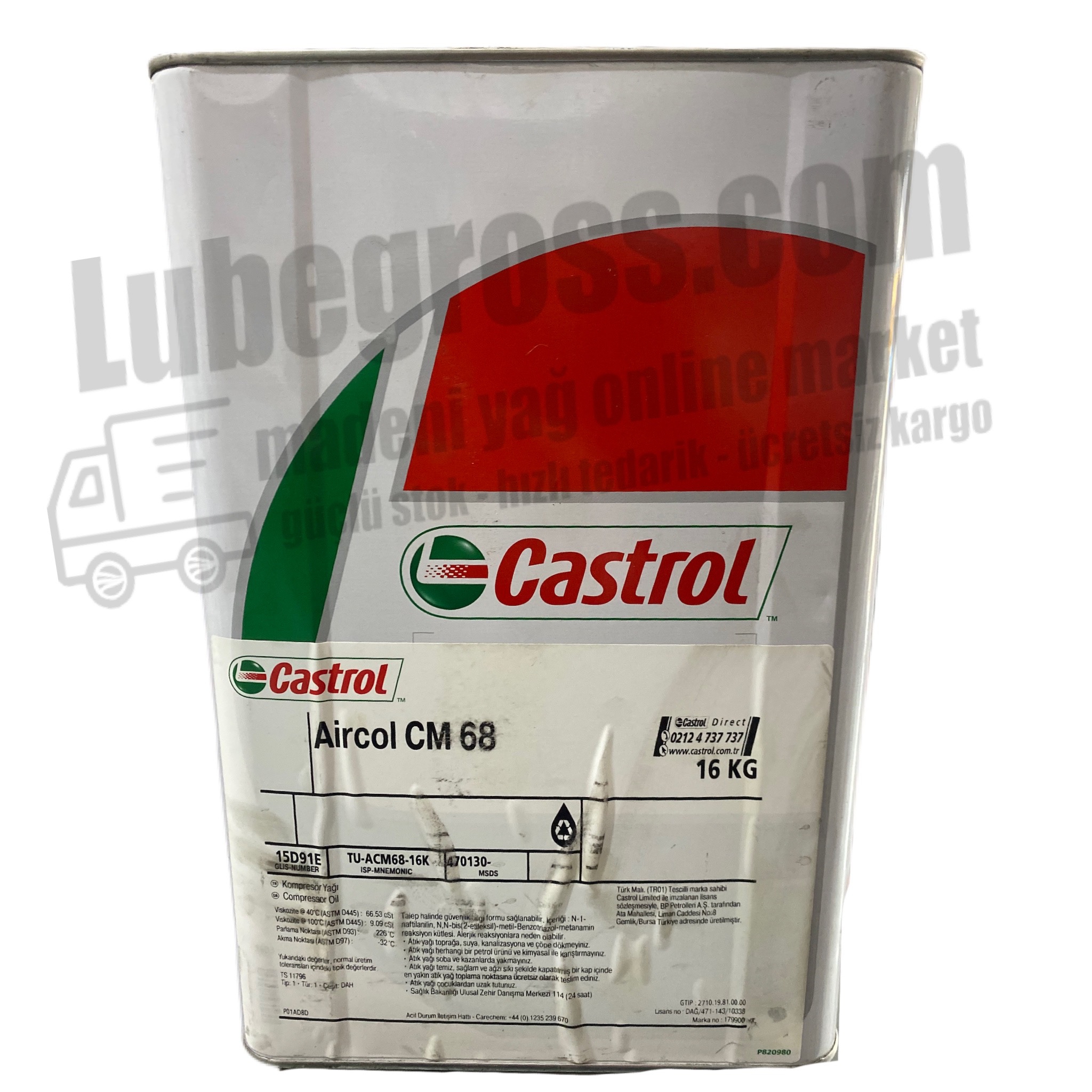 Castrol Aircol CM 68 16Kg | Lubegross